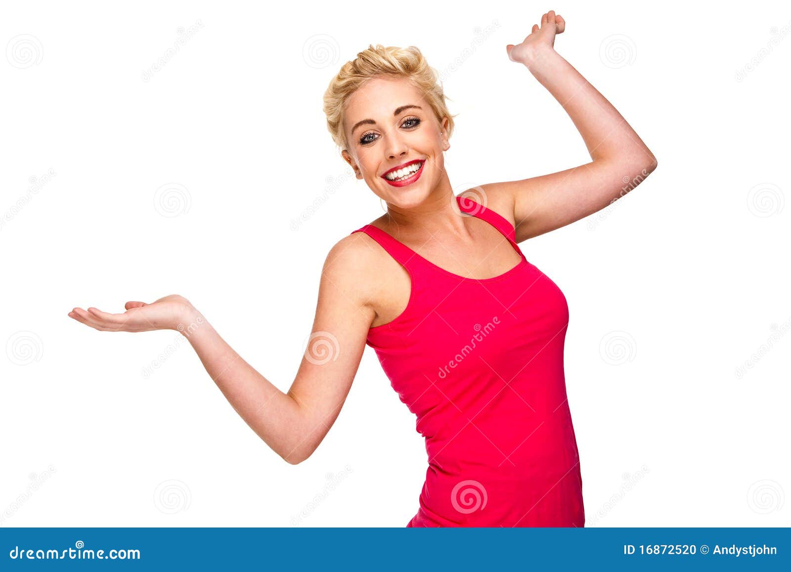 Woman Laughing, Smiling and Dancing Stock Photo - Image of cheerful ...