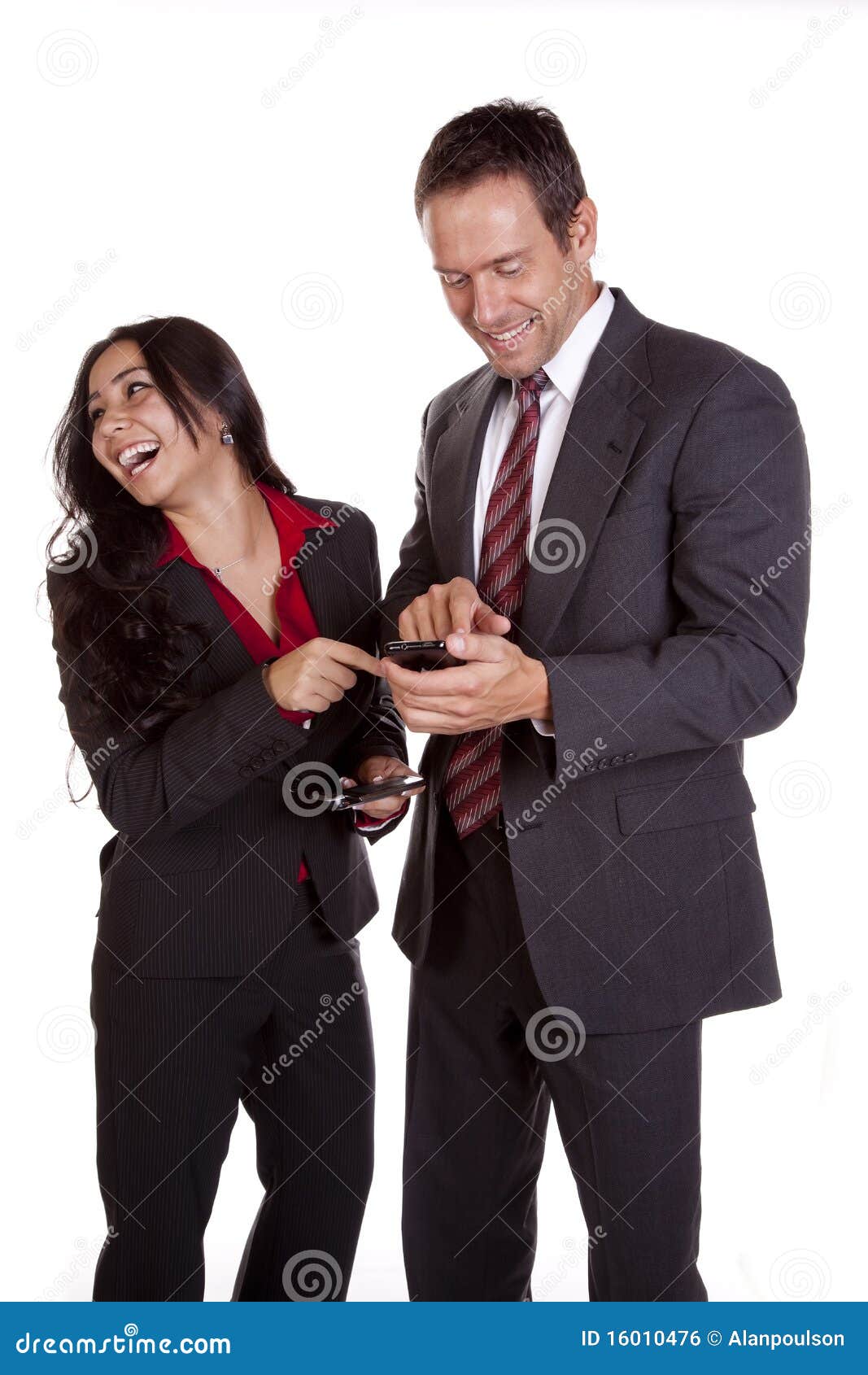 Woman Laughing at Text by Man Stock Photo - Image of happiness, happy ...