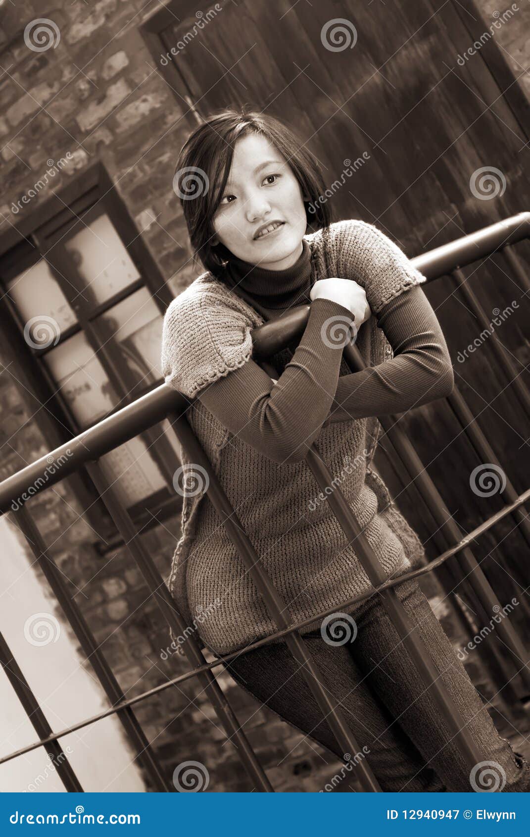 Woman lean stock image. Image of character, clean, face - 12940947