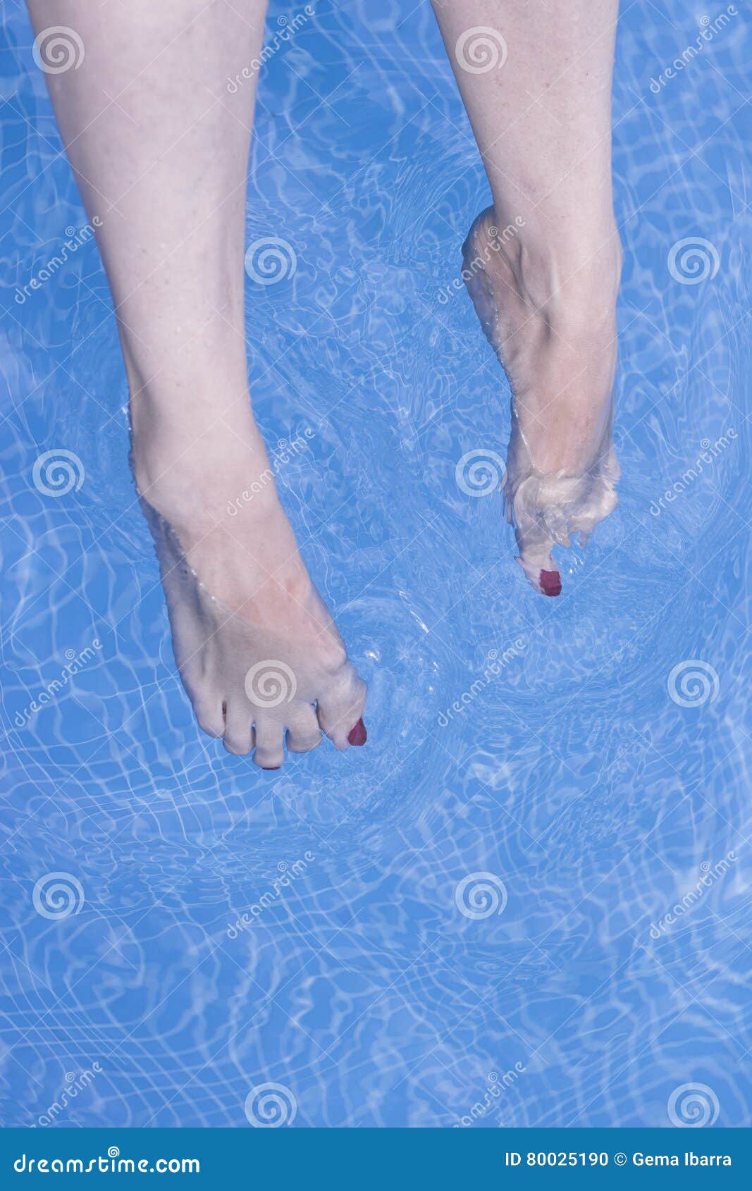 Woman Legs on Pool Water Summer Stock Photo - Image of travel, vacation ...