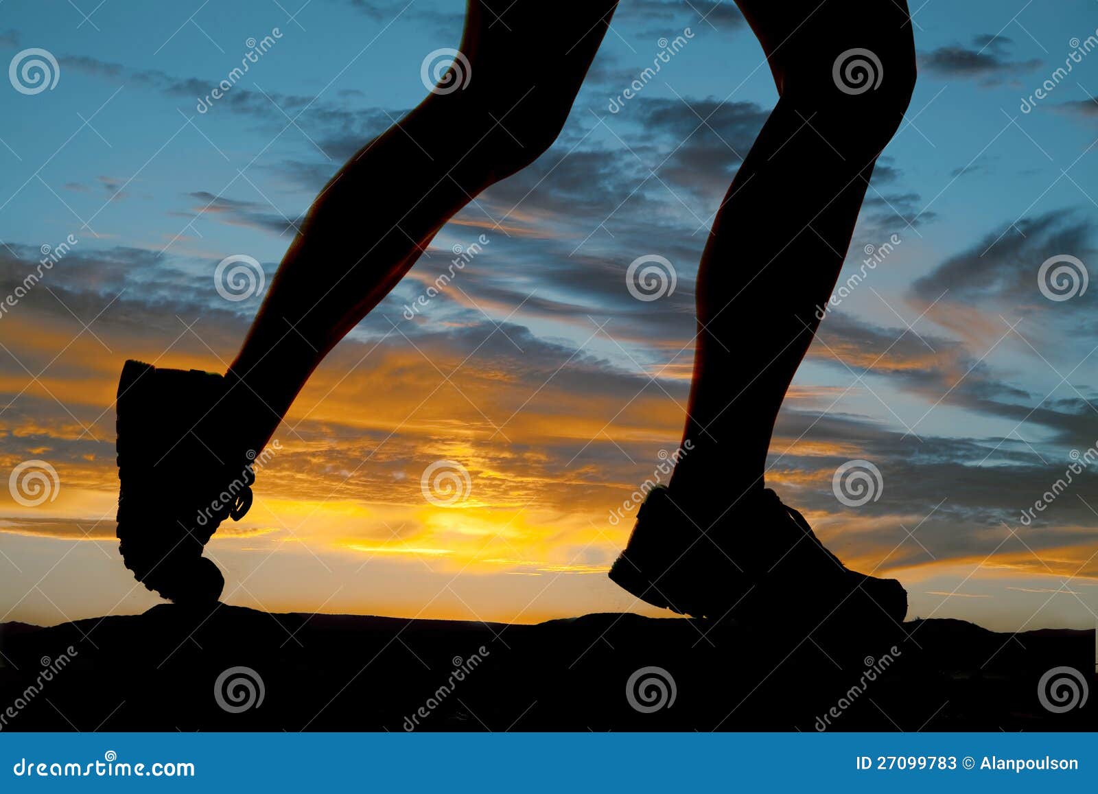 Woman Legs Run Side Silhouette Stock Image - Image of body, female ...