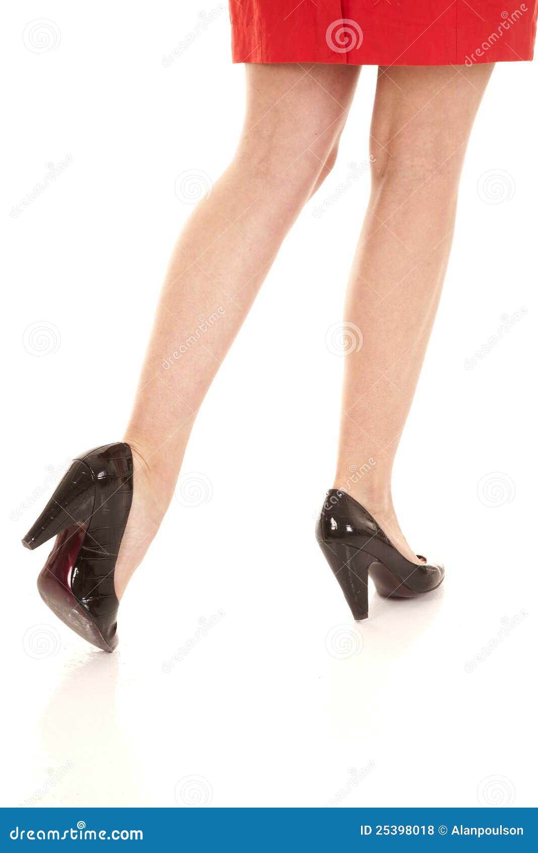 Woman legs walk side heels stock photo. Image of fresh - 25398018