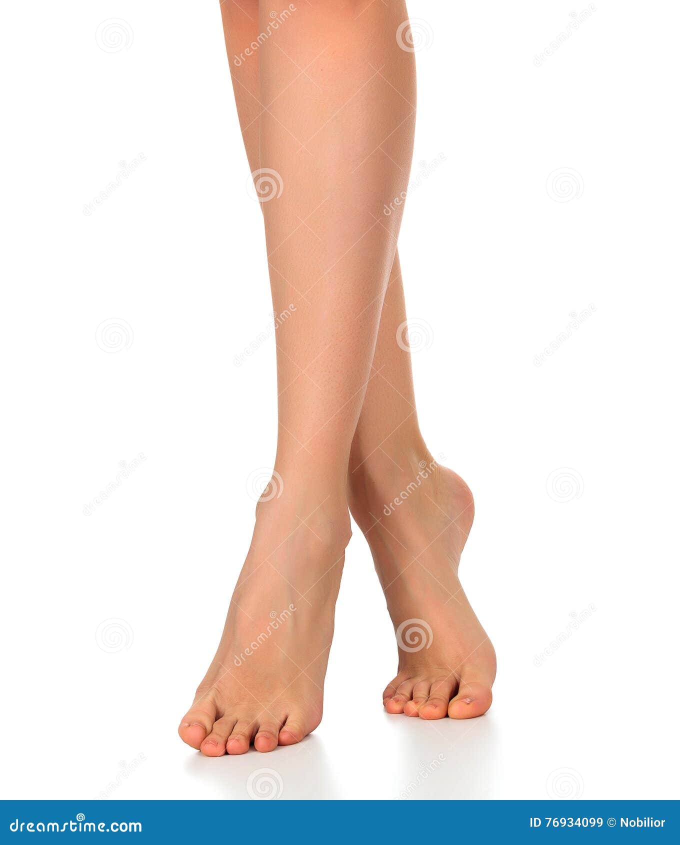 Woman Legs on White Background Stock Image - Image of healthy, naked ...