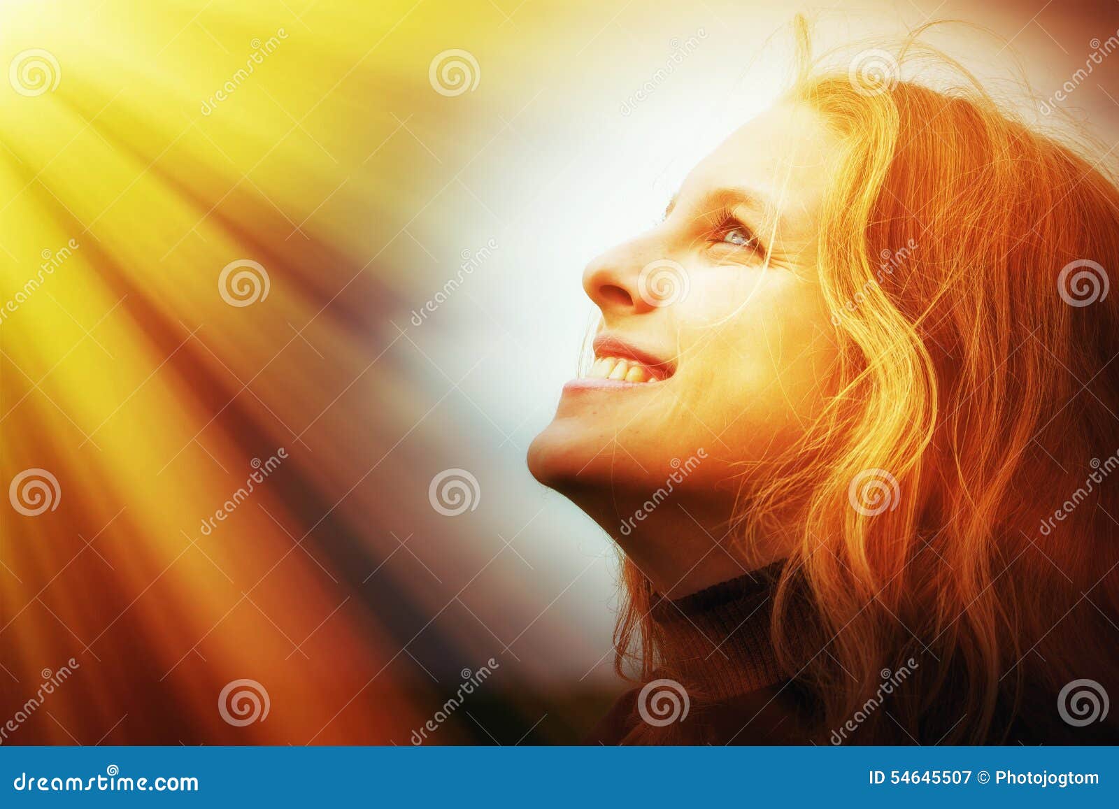 Woman in the light stock image. Image of light, female - 54645507