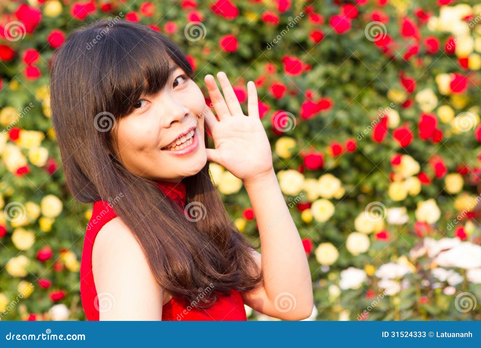 A woman is like a rose stock image. Image of black, asian - 31524333