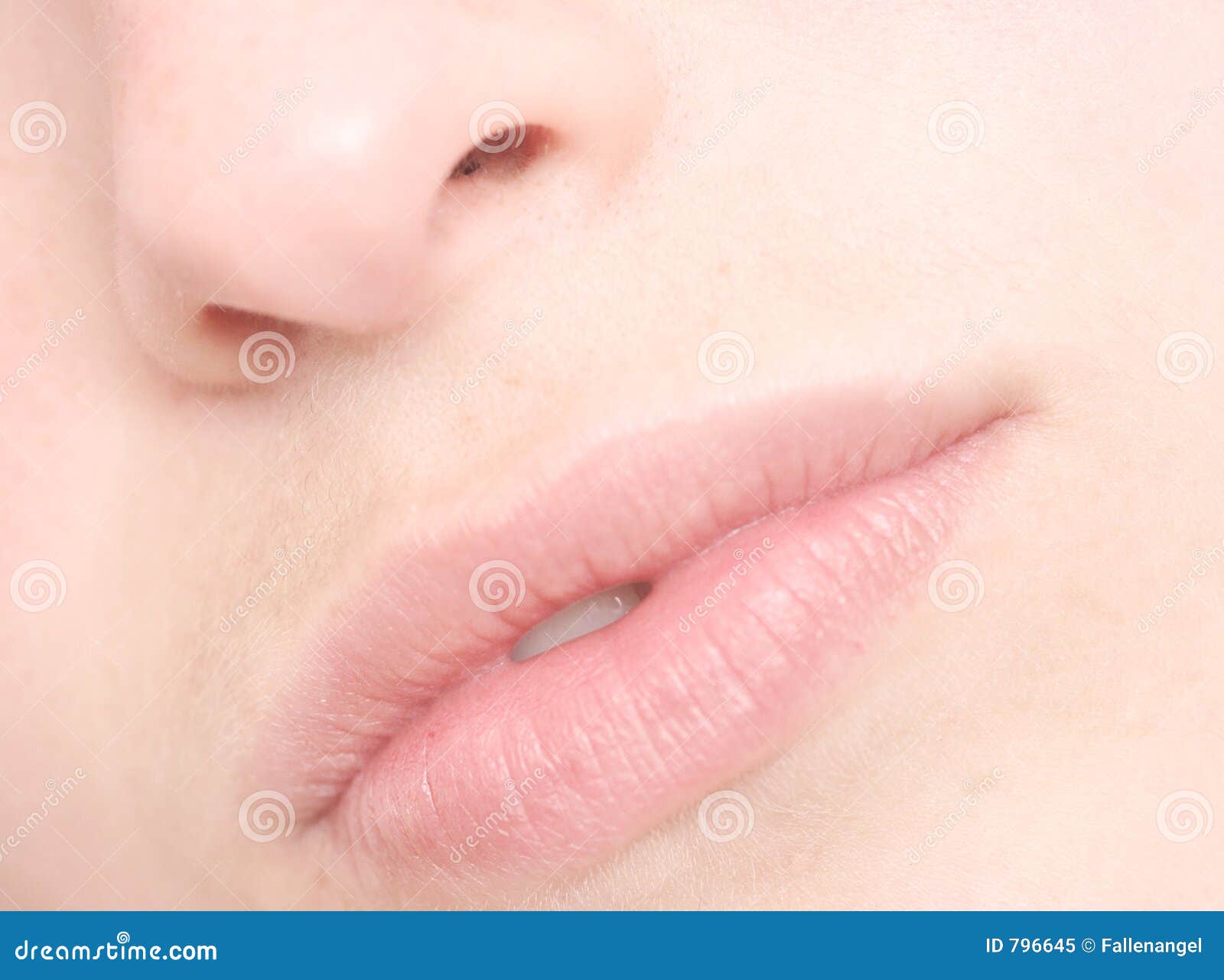 Woman lips stock image. Image of lips, teeth, natural, lipstick - 796645