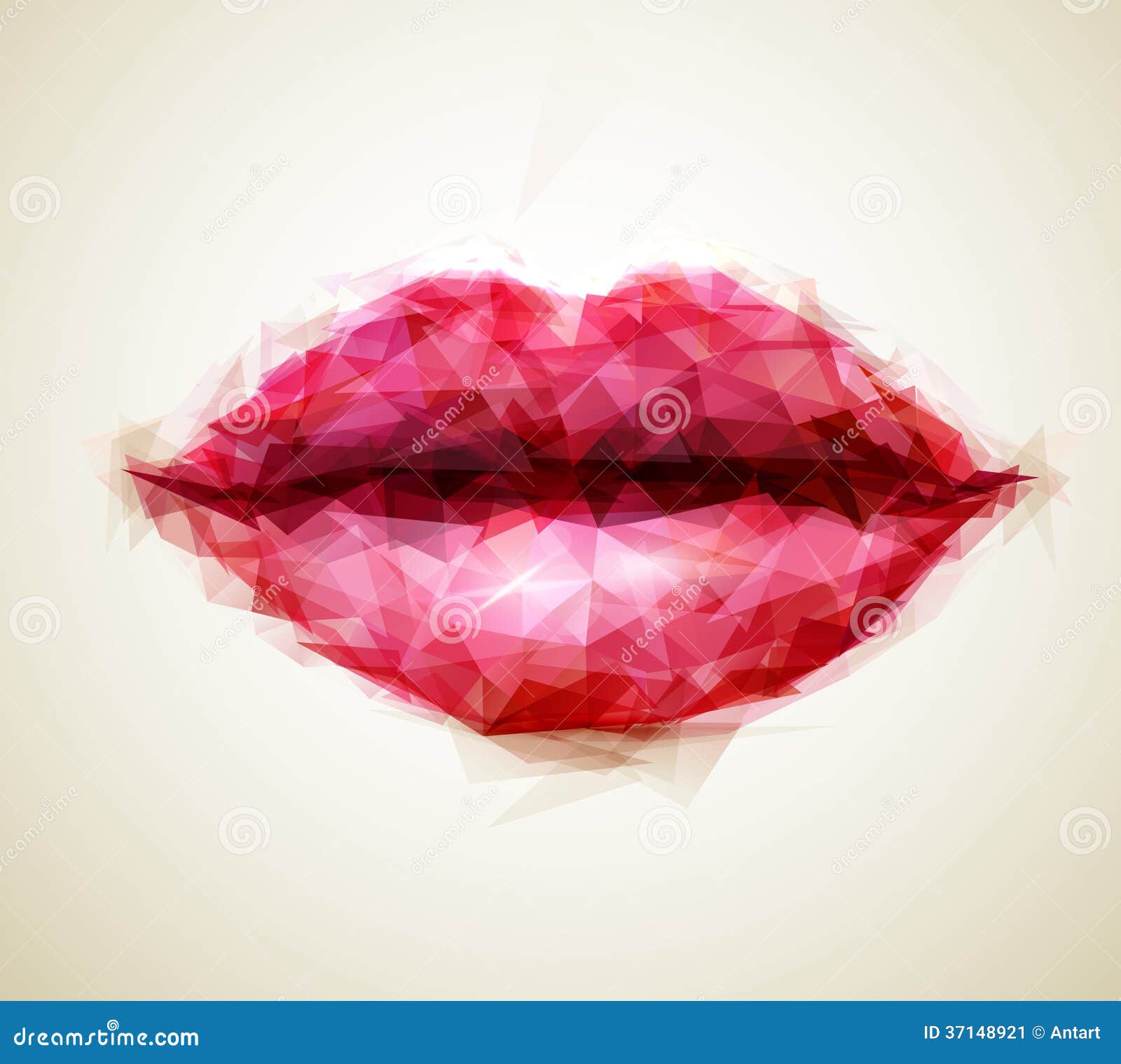 Woman lips stock vector. Illustration of beautiful, mouth - 37148921