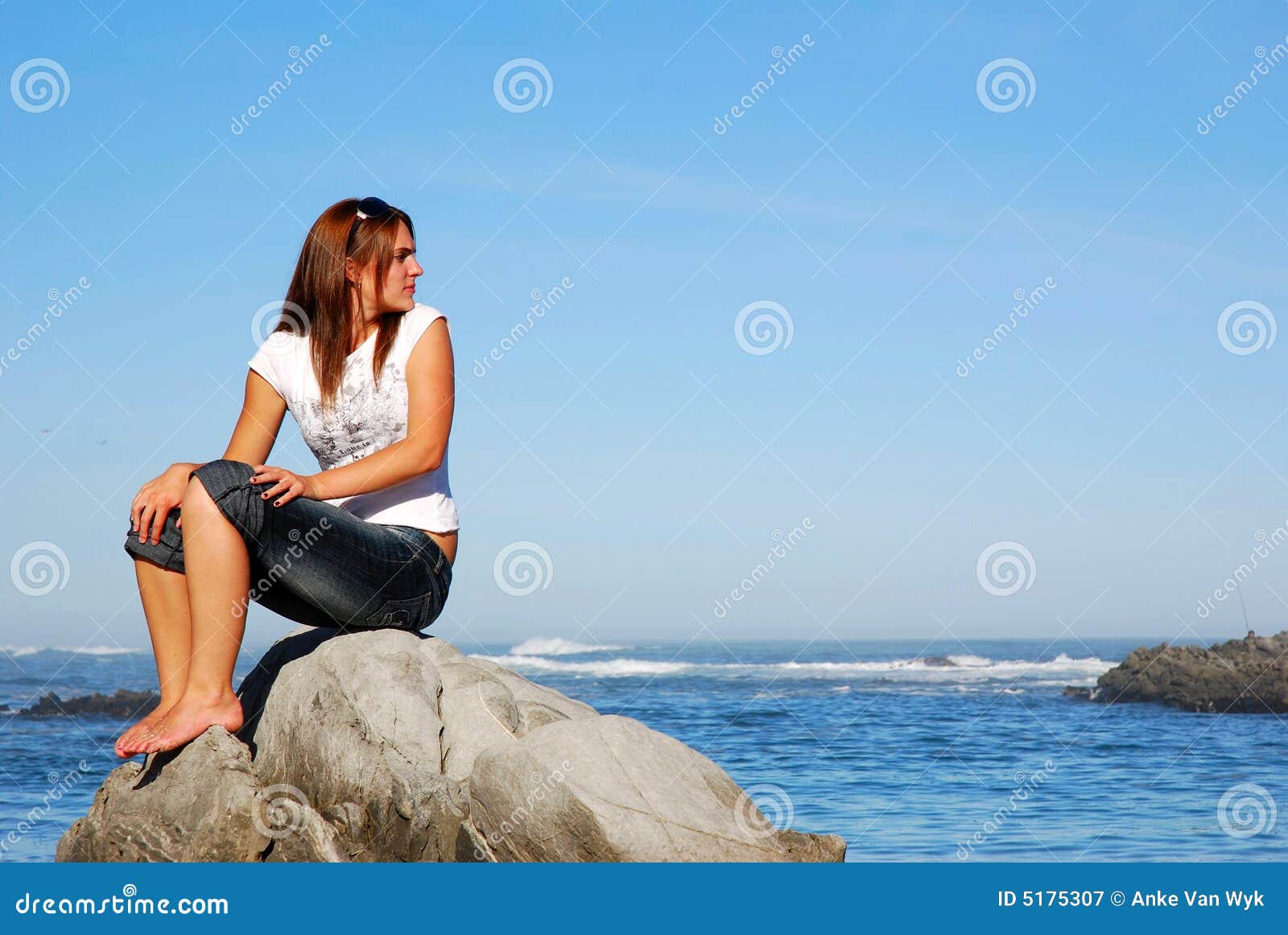 Looking At The Back Of A Mysterious Hooded Figure Looking Out. With A ...