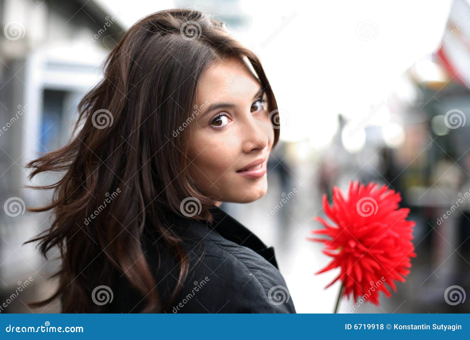 Looking At The Back Of A Mysterious Hooded Figure Looking Out. With A ...