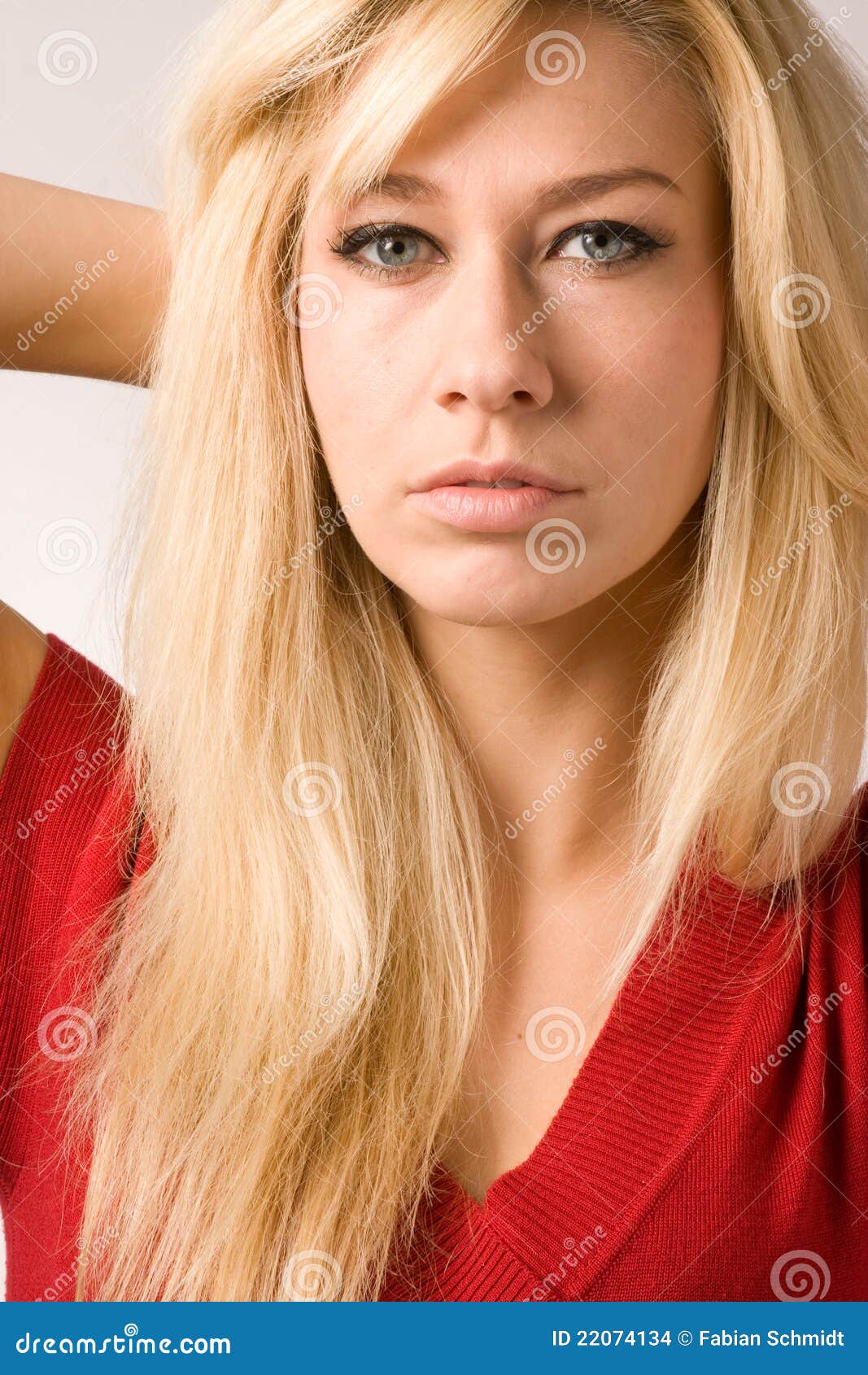 Woman Looking Into Camera Stock Images - Image: 22074134