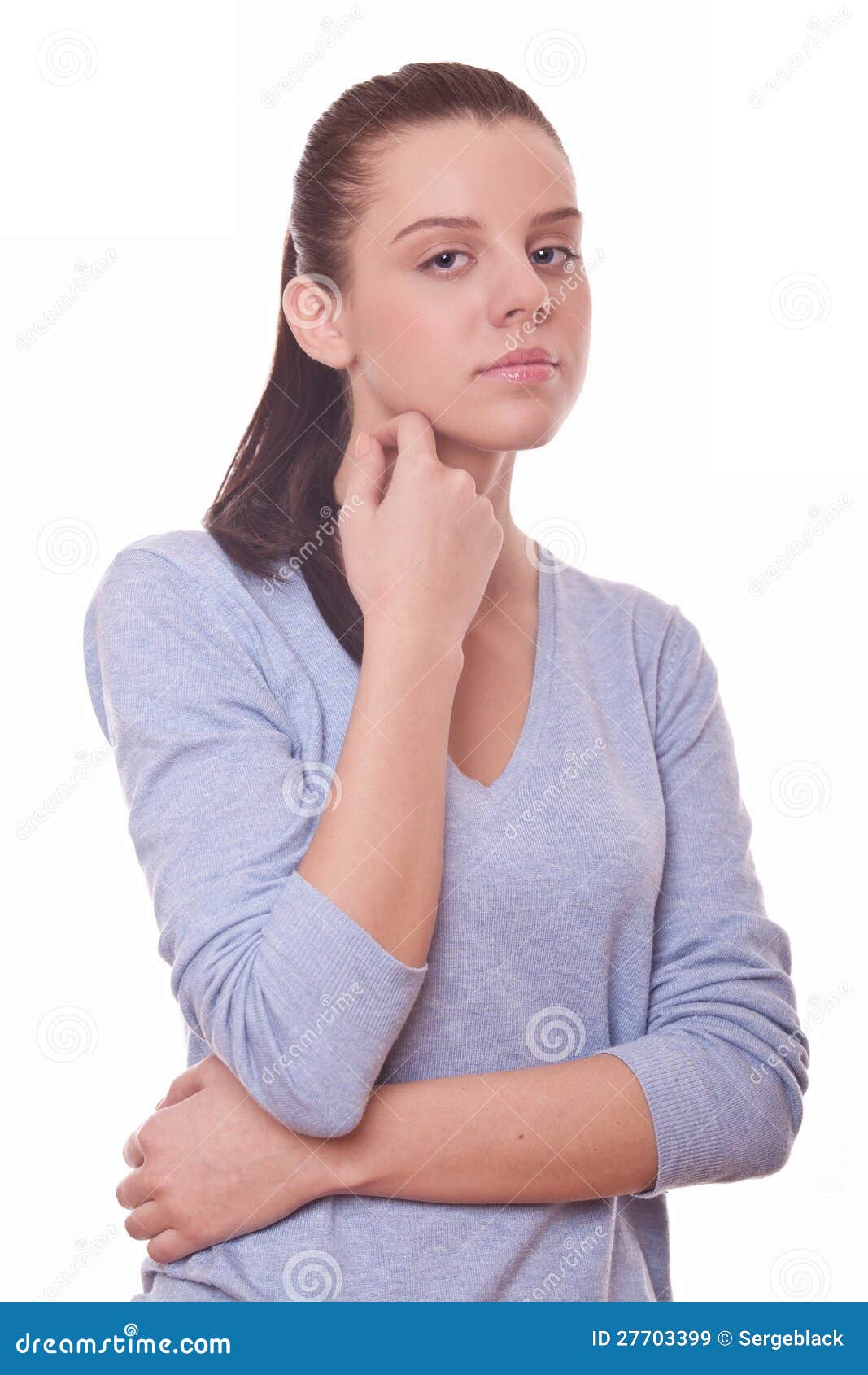 Woman looking at camera stock image. Image of female - 27703399
