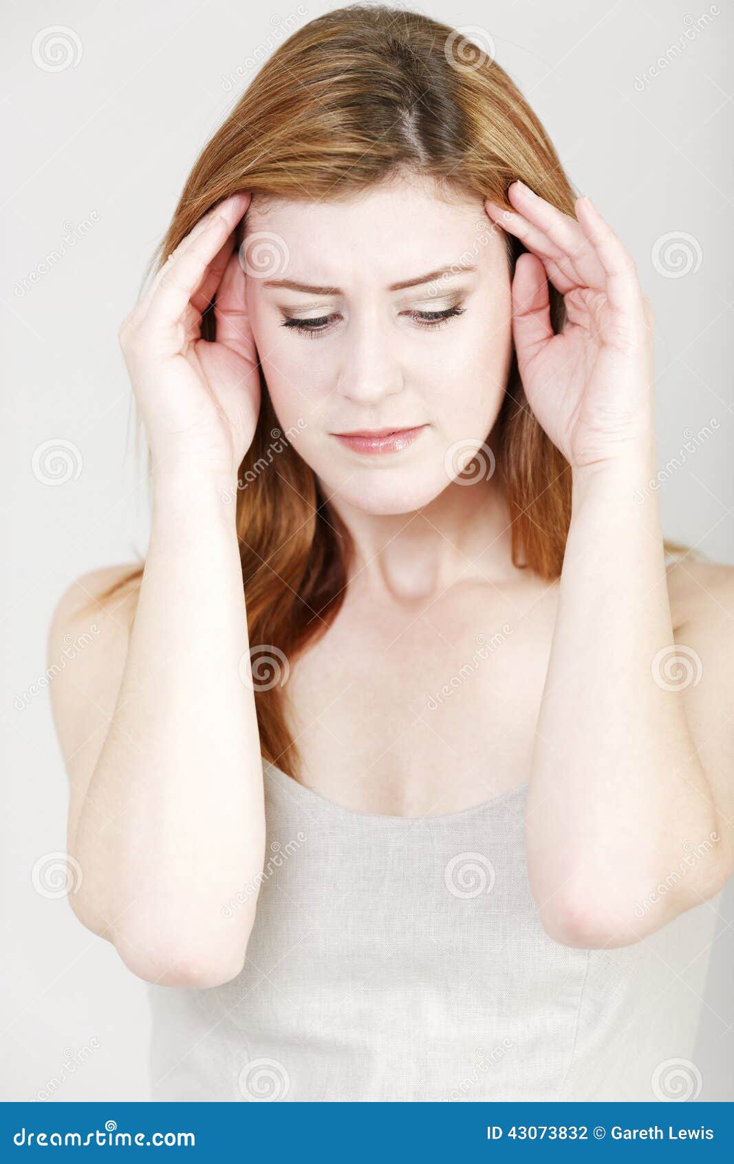 Woman looking concerned stock photo. Image of stress - 43073832