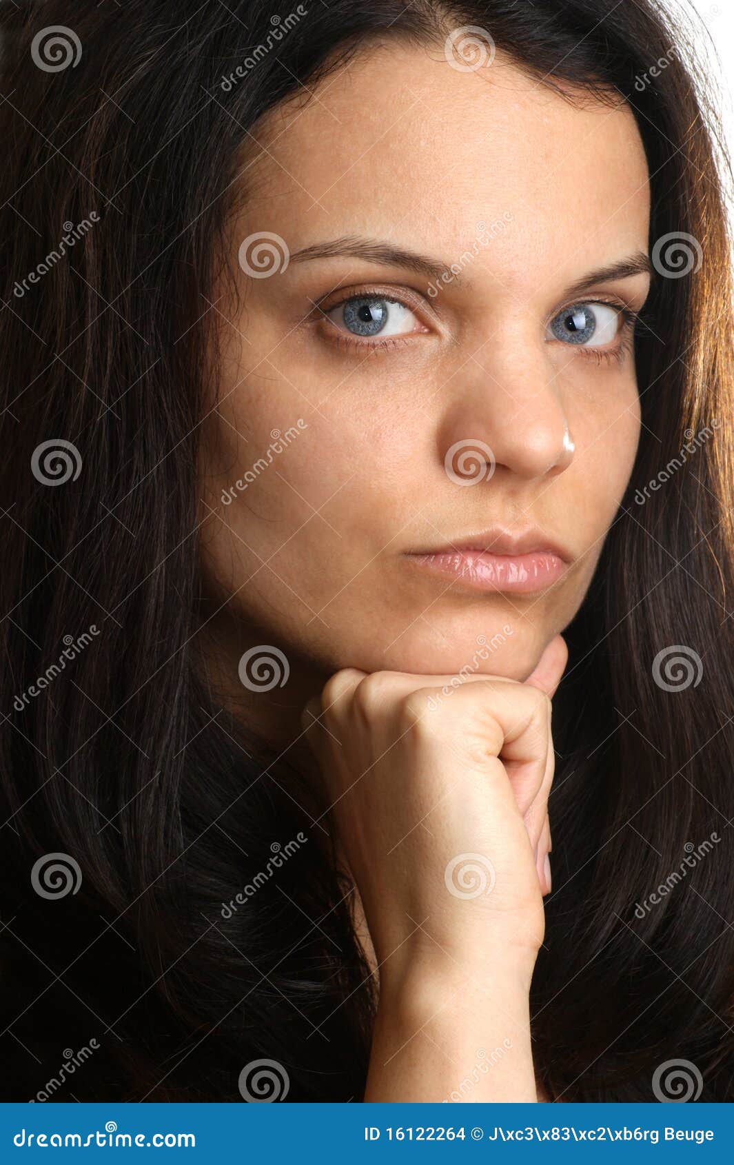 Woman Looking into a Digital Camera Stock Photo - Image of heat ...