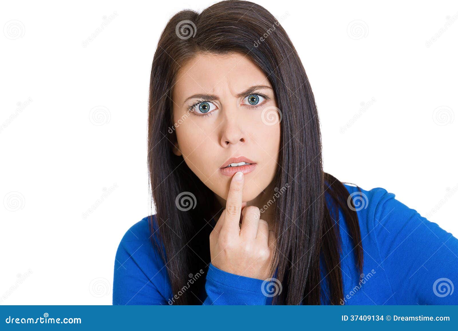 Woman looking in disbelief stock photo. Image of girl - 37409134