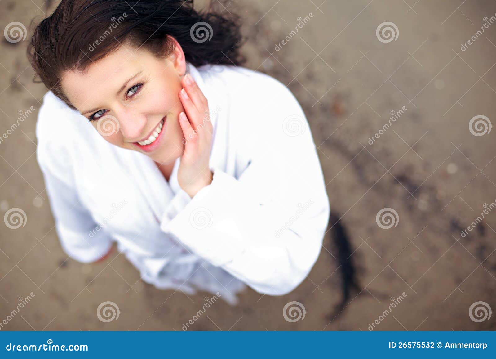 Woman Looking Fresh in the Morning Stock Photo - Image of high, girl ...