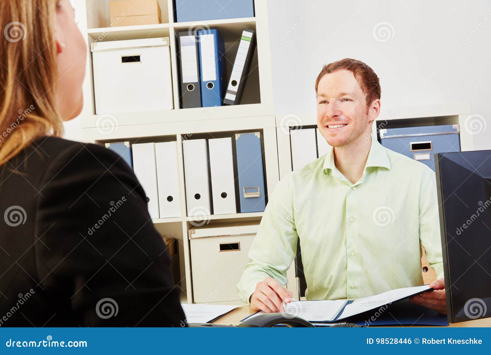 Woman Looking for a Job during an Interview Stock Photo - Image of ...