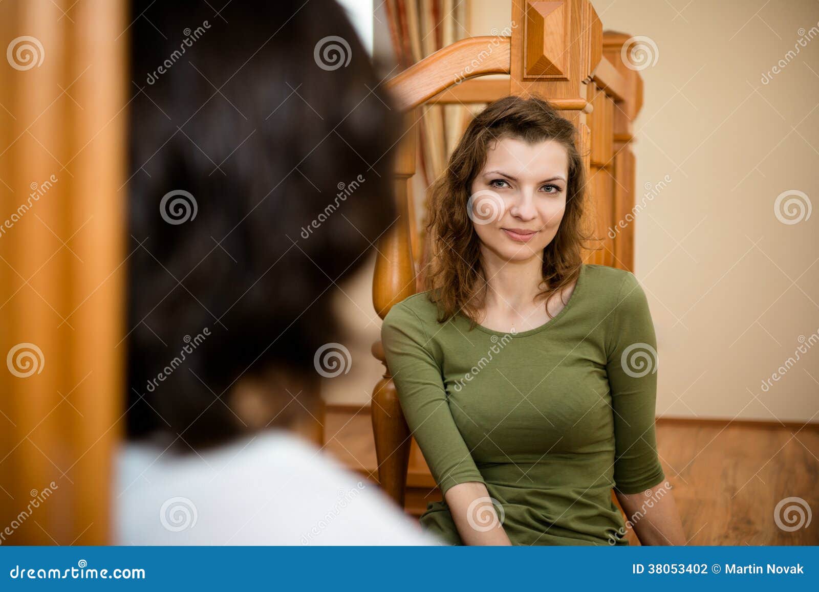 Woman looking on man stock photo. Image of smile, relationship - 38053402