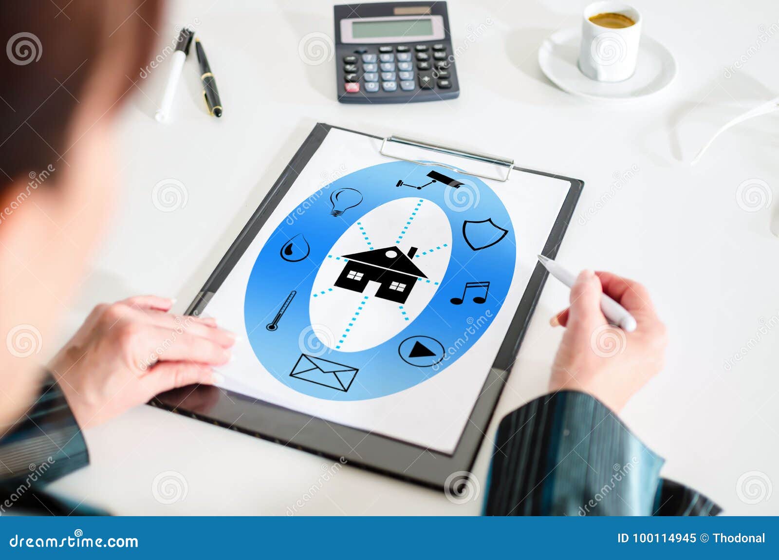 Smart Home Automation Concept on a Clipboard Stock Image - Image of ... Smart Home Automation Concept on a Clipboard Stock Image - Image of ...
