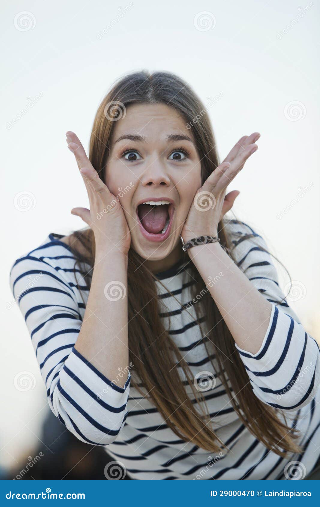 Woman looking surprised stock photo. Image of excited - 29000470