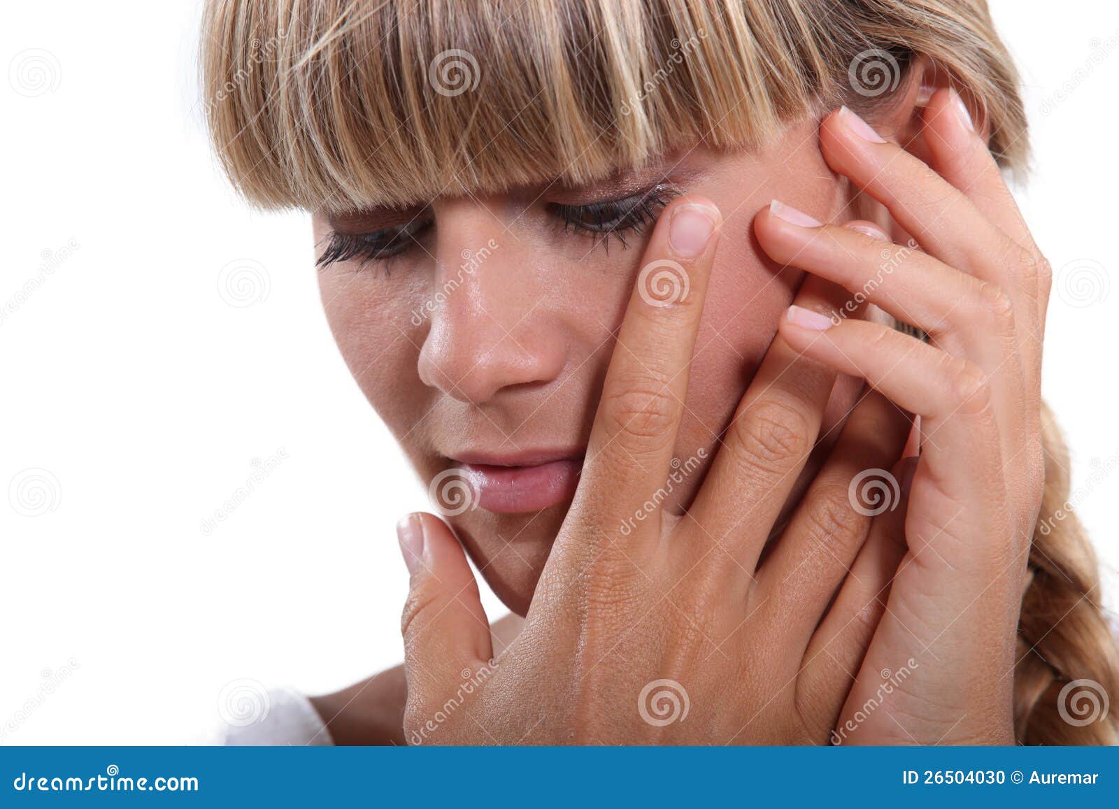 Woman looking worried stock photo. Image of miserable - 26504030
