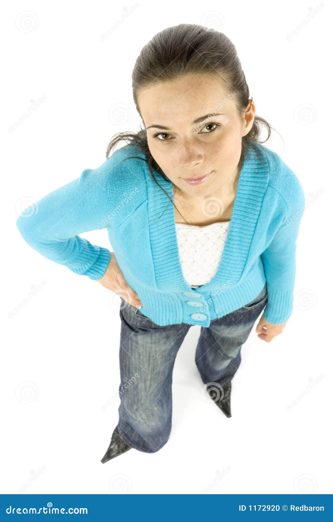 Woman Looks Dissatisfaction Stock Photo - Image of miss, girl: 1172920