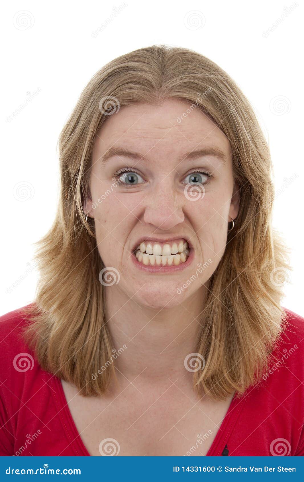 Woman looks very angry stock photo. Image of model, anger - 14331600