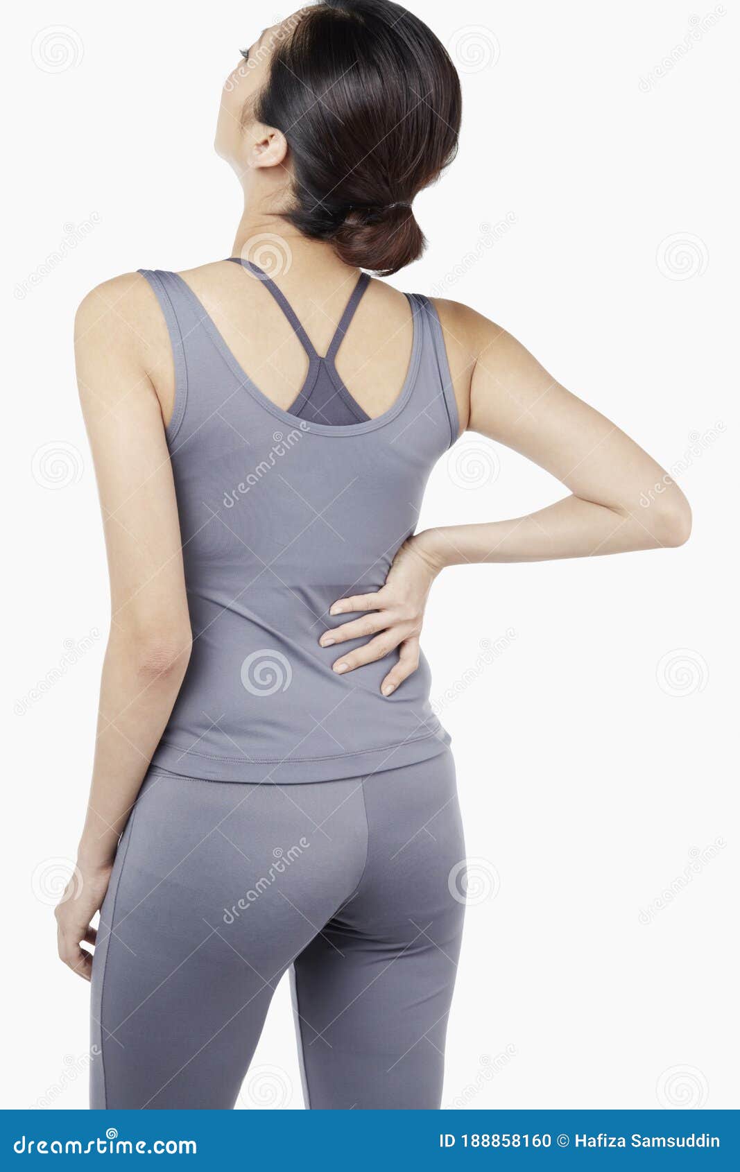 Woman with Lower Back Pain. Conceptual Image Stock Photo - Image of ...
