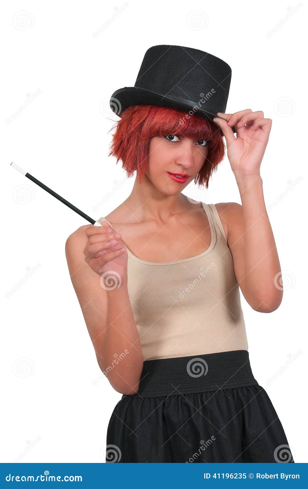 Woman Magician stock image. Image of lady, magic, fashion - 41196235