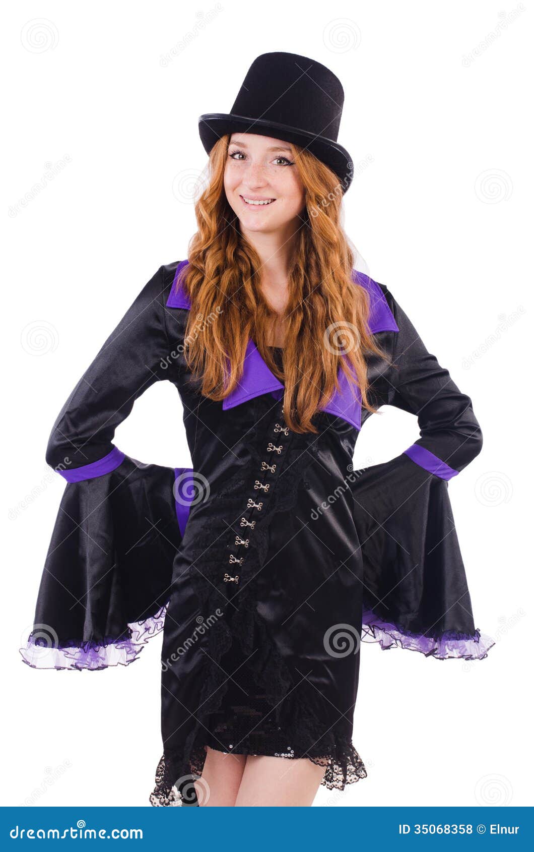 Woman magician stock photo. Image of person, conjuror - 35068358