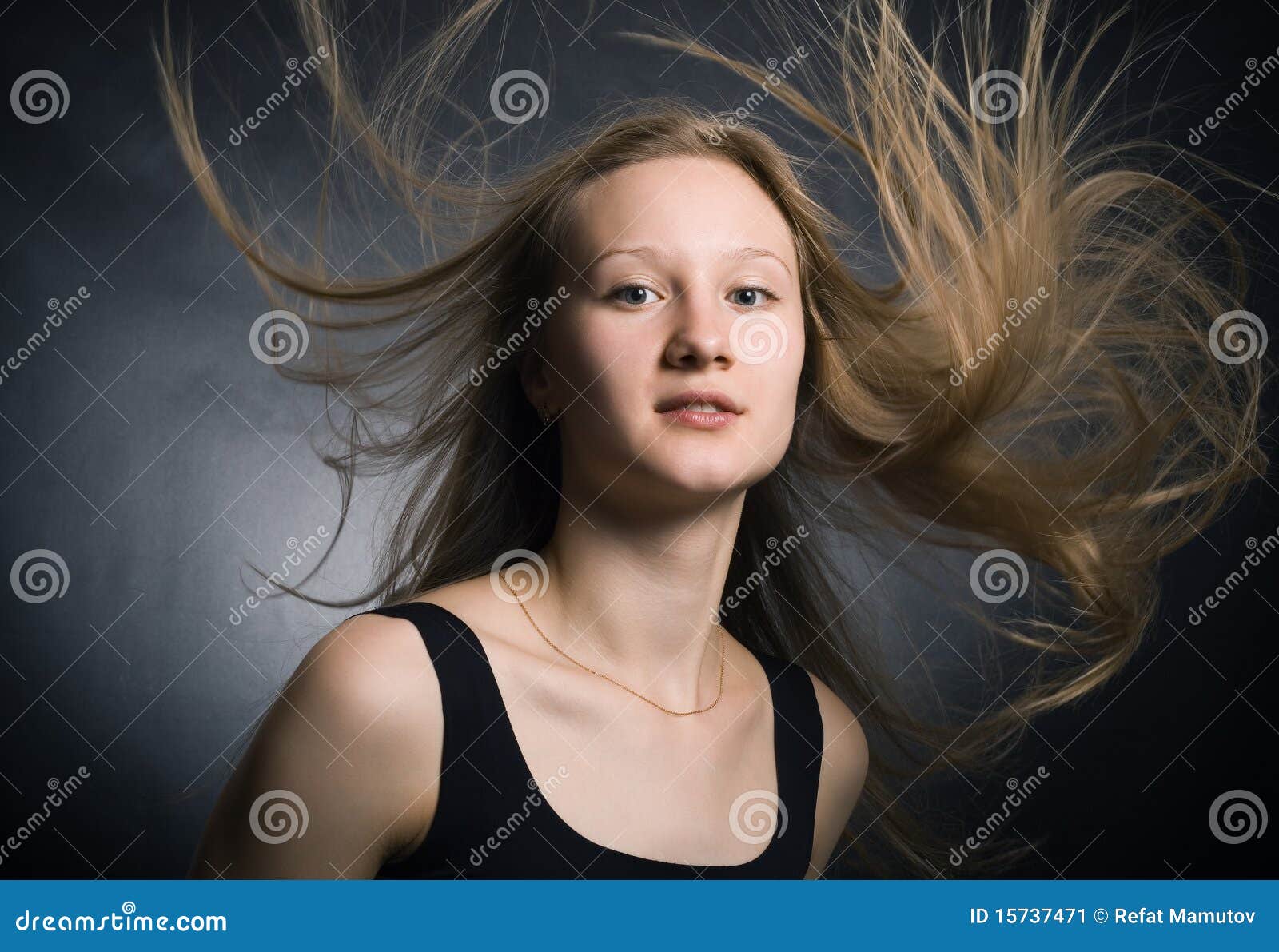 Woman with Magnificent Hair Stock Image - Image of elegance, beautiful ...