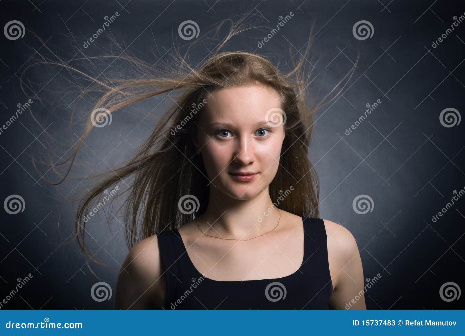 Woman with Magnificent Hair Stock Image - Image of confidence, person ...