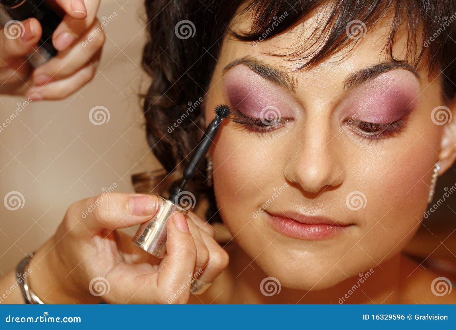Woman makeup stock photo. Image of glamorous, beautiful - 16329596