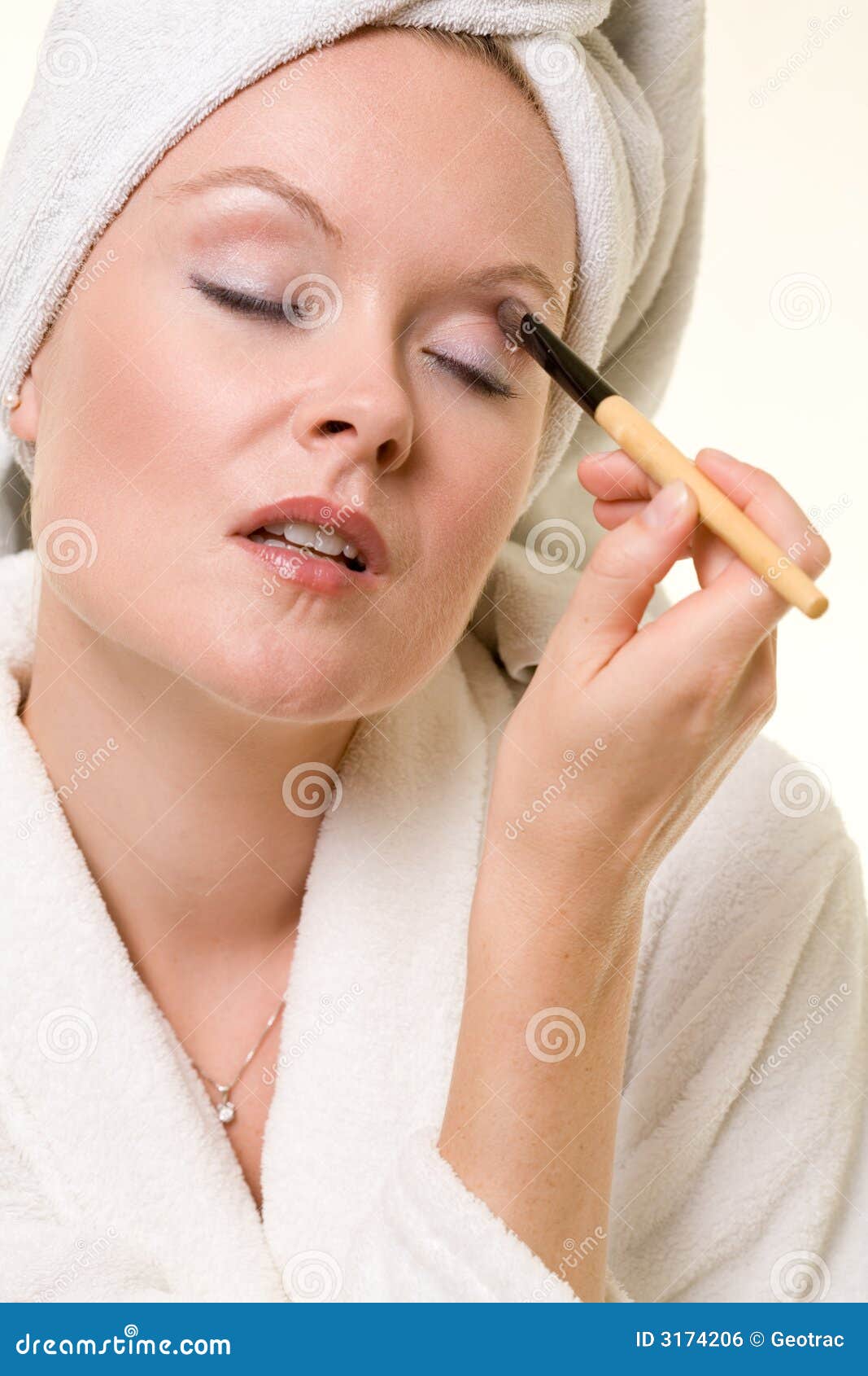Woman makeup stock photo. Image of paint, attractive, cosmetic - 3174206