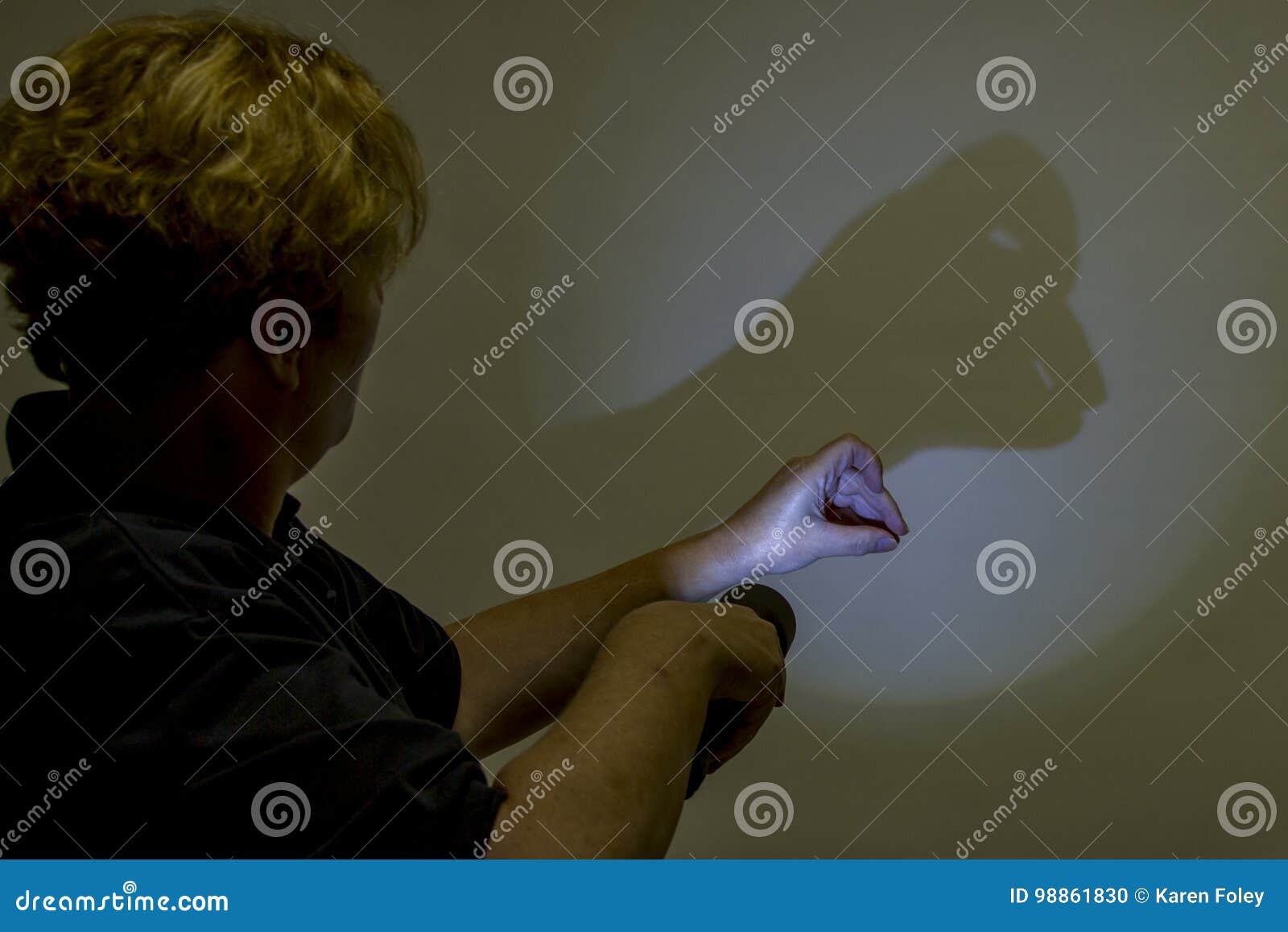 Woman Making Animal Shadow Figure Stock Photo - Image of shadow, hand ...