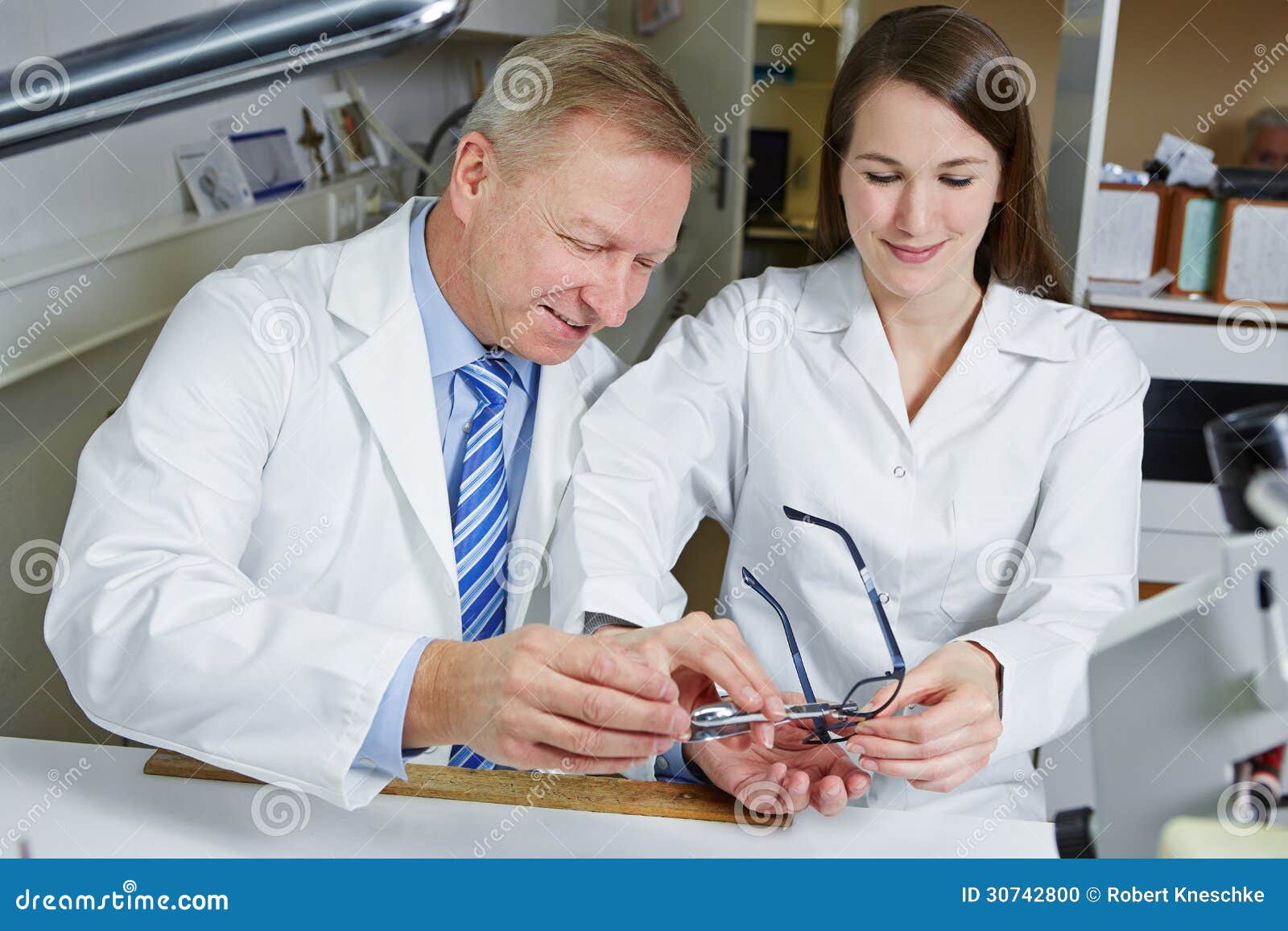 Woman Making Apprenticeship at Stock Photo - Image of women, reading ...