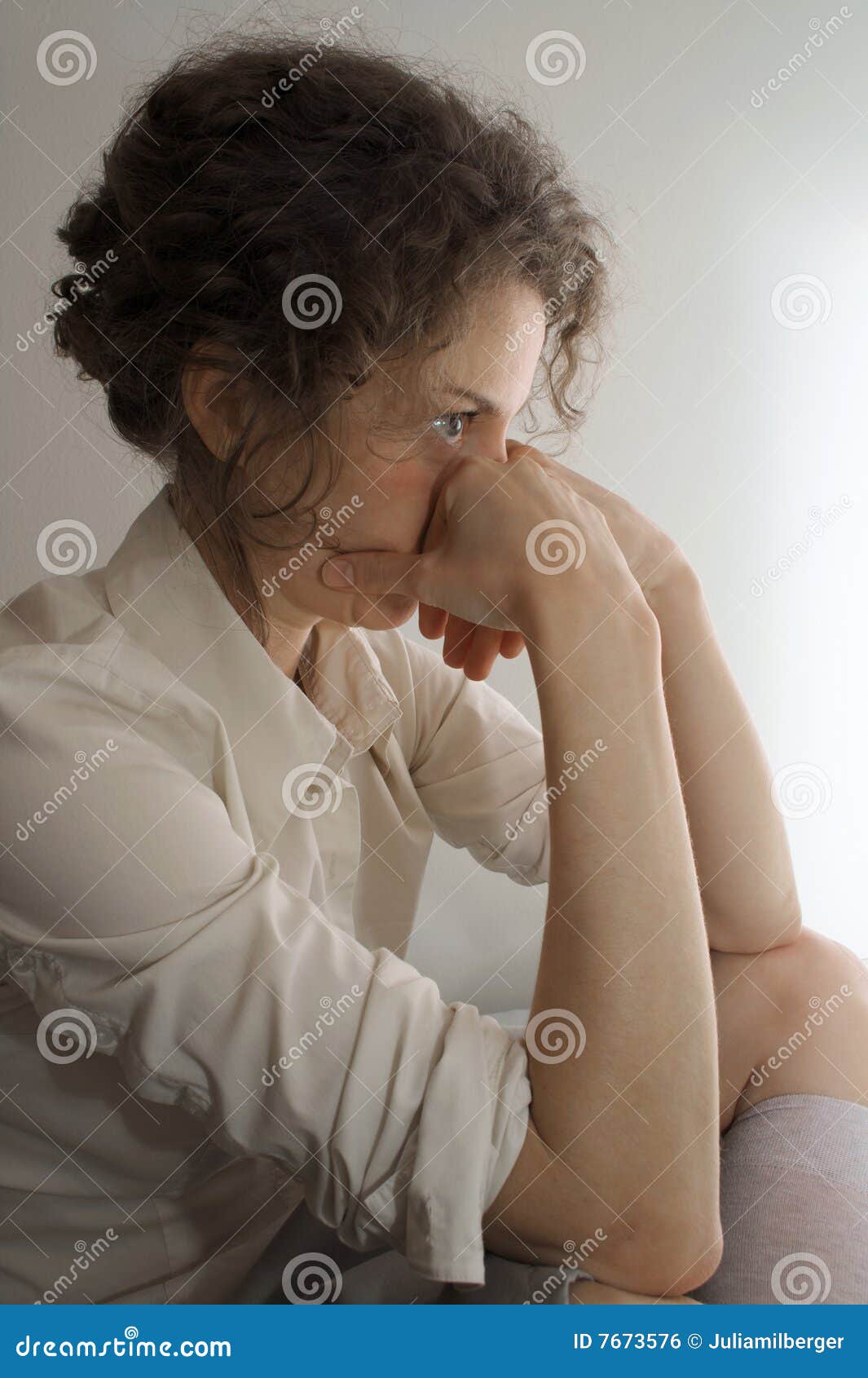 Woman making decision stock photo. Image of face, natural - 7673576