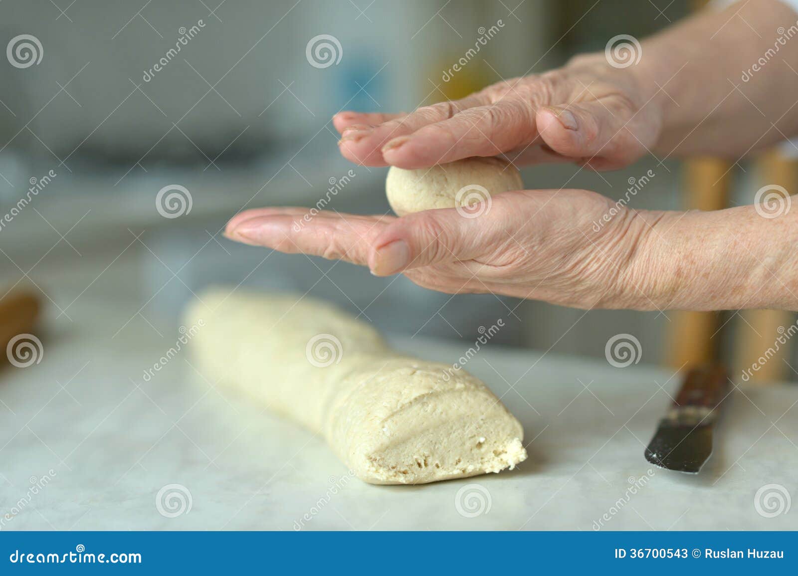 Woman making dough stock image. Image of diet, pastry - 36700543