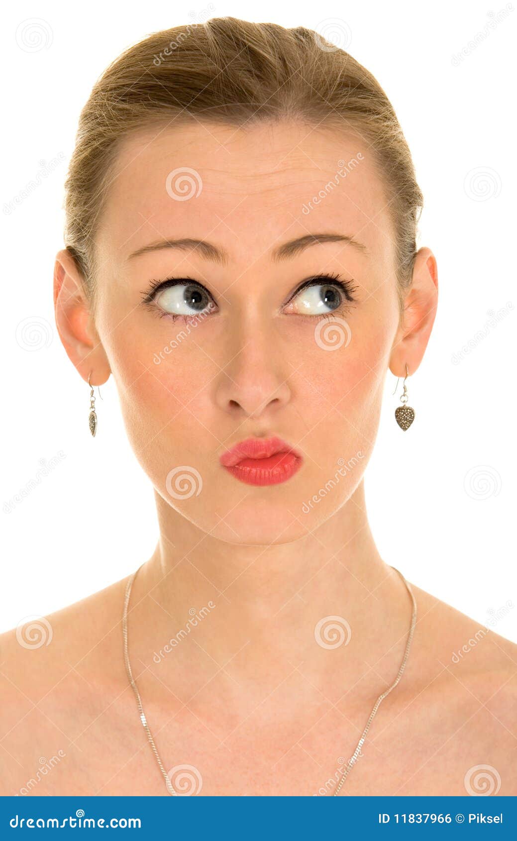 Woman making face stock photo. Image of looking, making - 11837966
