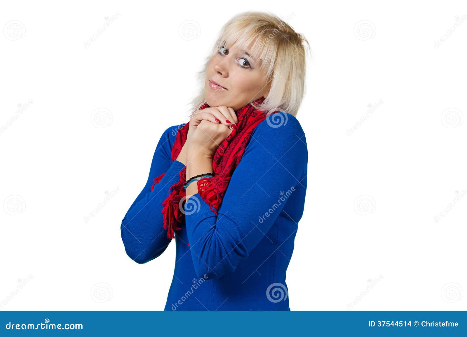 Woman making faces stock photo. Image of human, isolated - 37544514