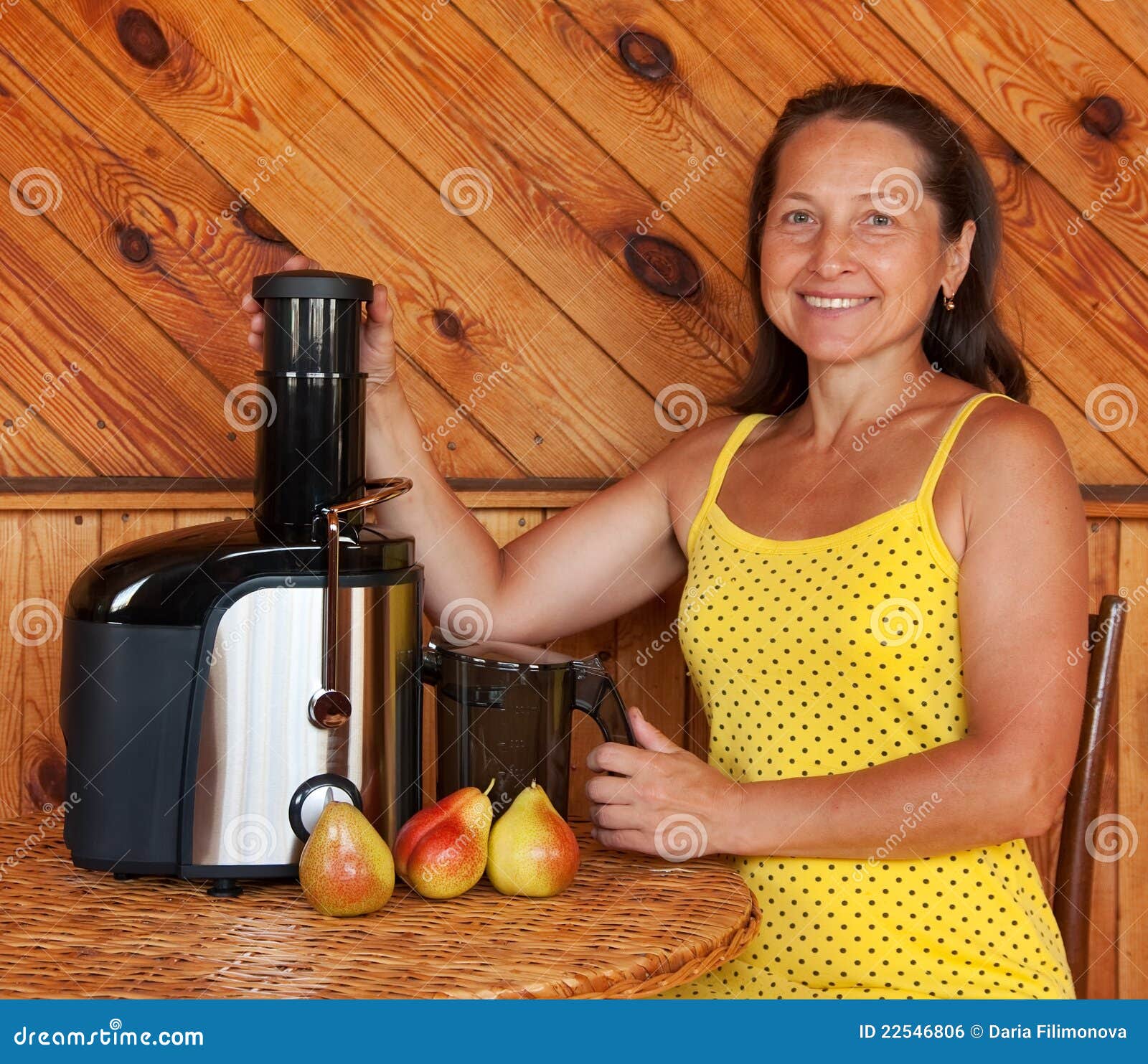 Woman making fresh juice stock photo. Image of appetizer - 22546806