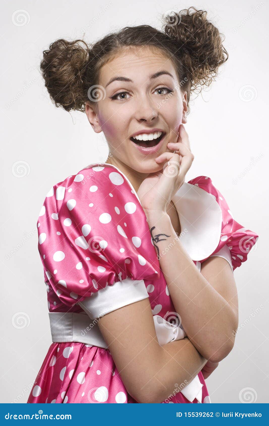 Woman making a funny face stock photo. Image of happy - 15539262