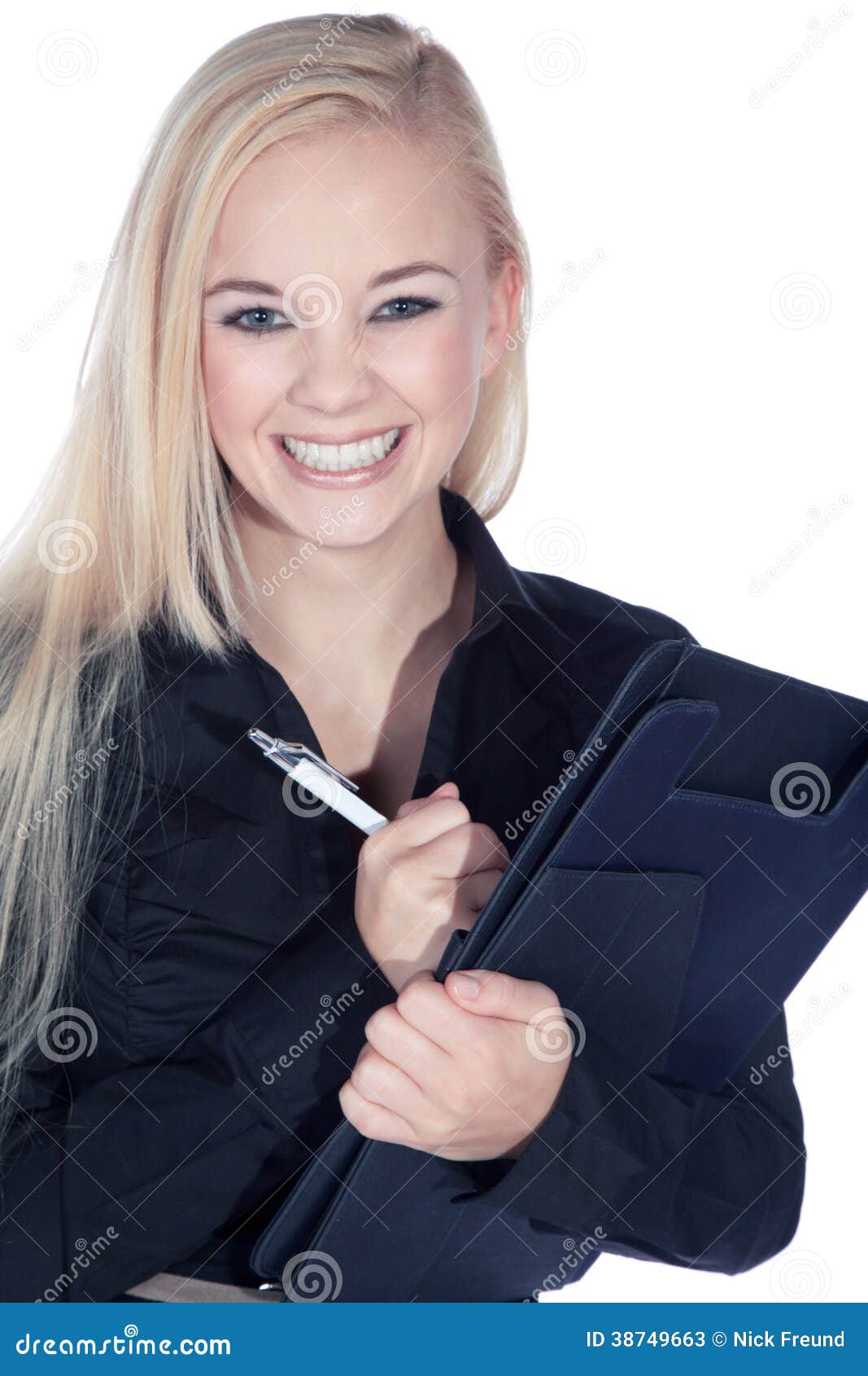 Woman making notes stock image. Image of laptop, business - 38749663
