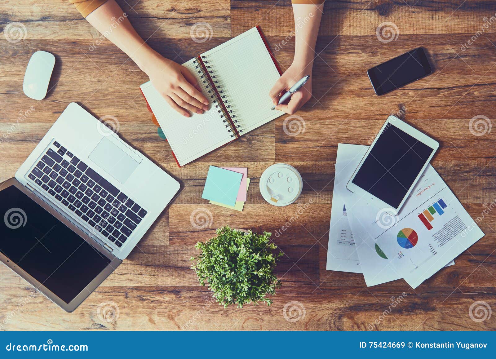 Woman making notes stock image. Image of consultant, angle - 75424669