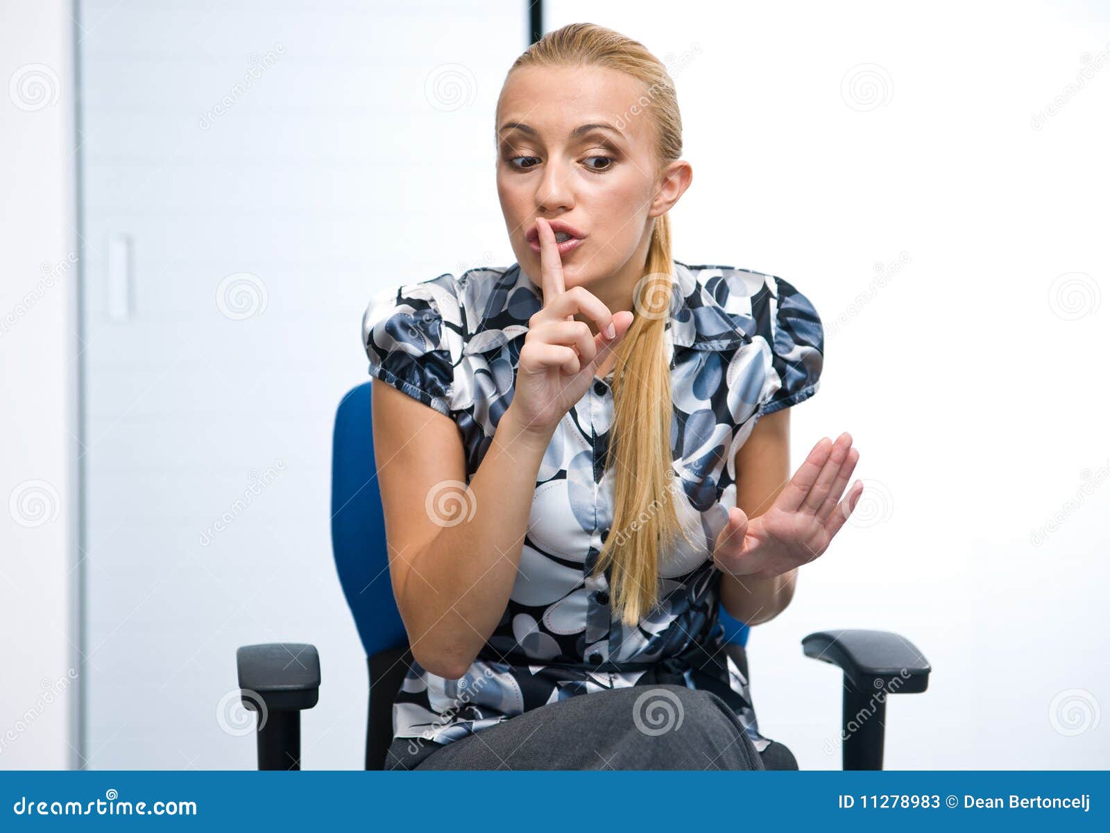 Woman making shush sign stock image. Image of adult, young - 11278983