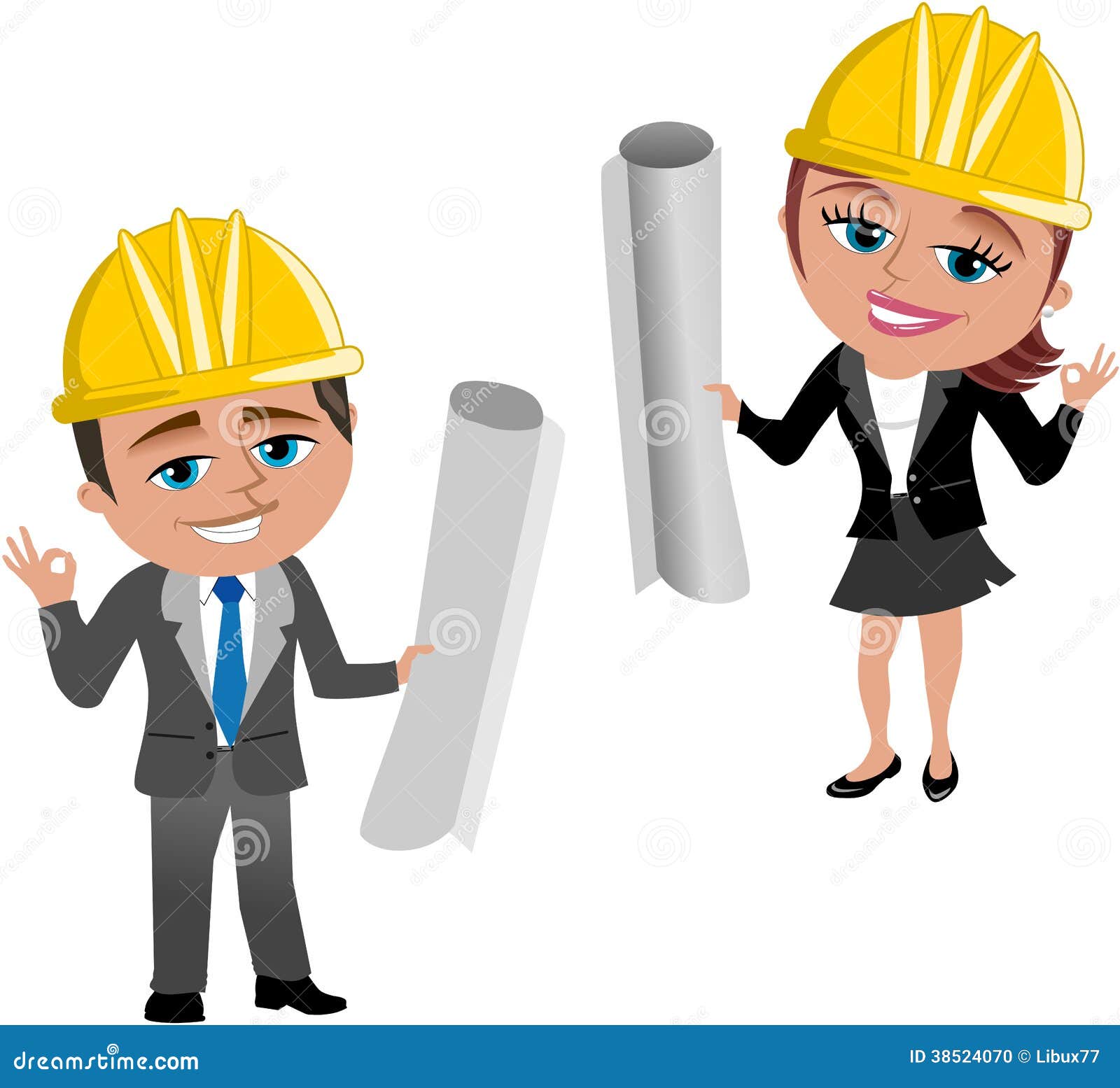 An Architect Vector Illustration | CartoonDealer.com #20839168 An Architect Vector Illustration | CartoonDealer.com #20839168