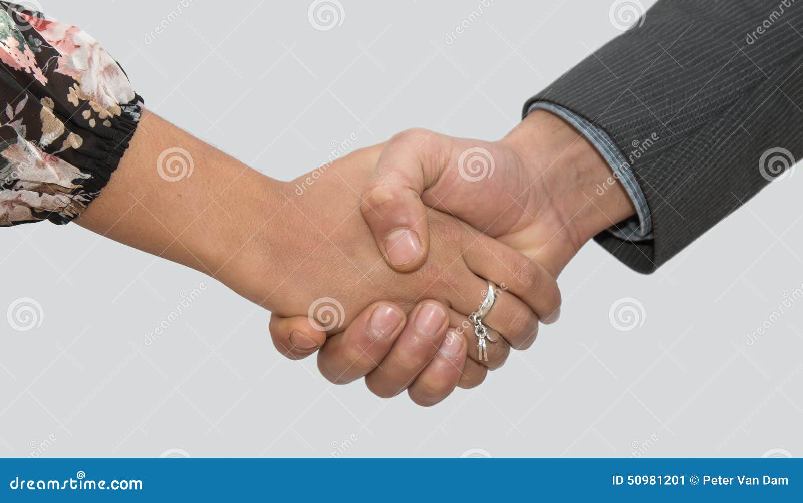A Woman and a Man Shaking Hands Stock Image - Image of team, corporate ...