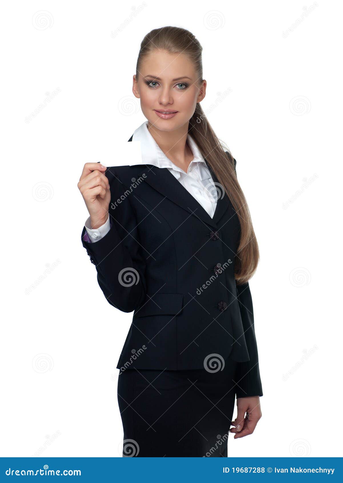 Woman Manager In A Suit Royalty-Free Stock Photography | CartoonDealer ...
