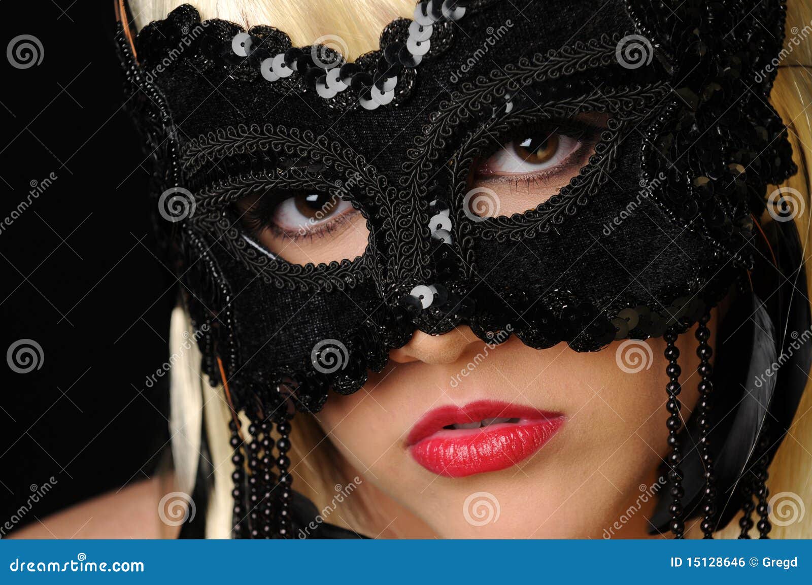 Woman in Mask stock photo. Image of identity, beauty - 15128646