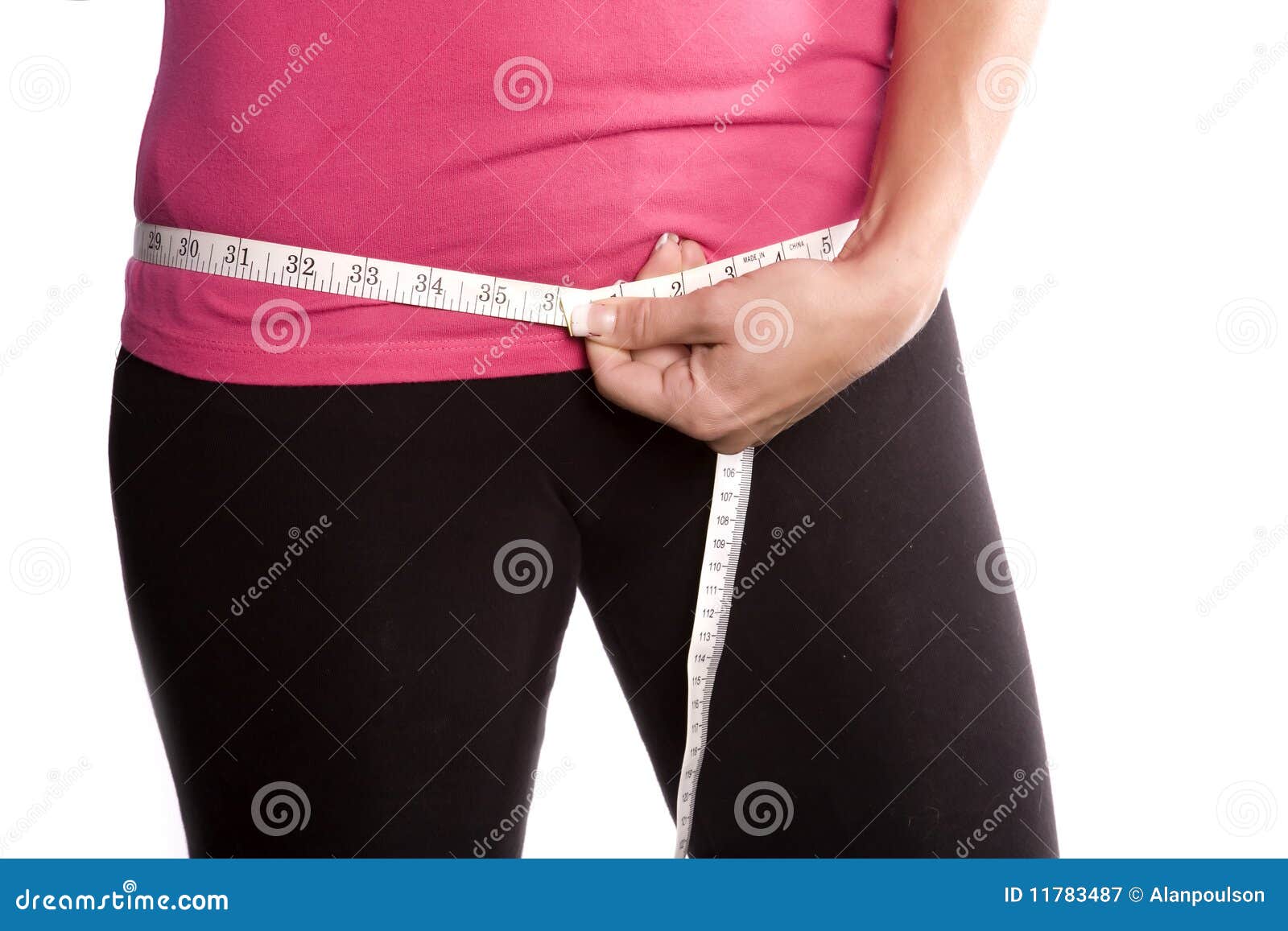 Woman measuring stock image. Image of measurement, exercise - 11783487