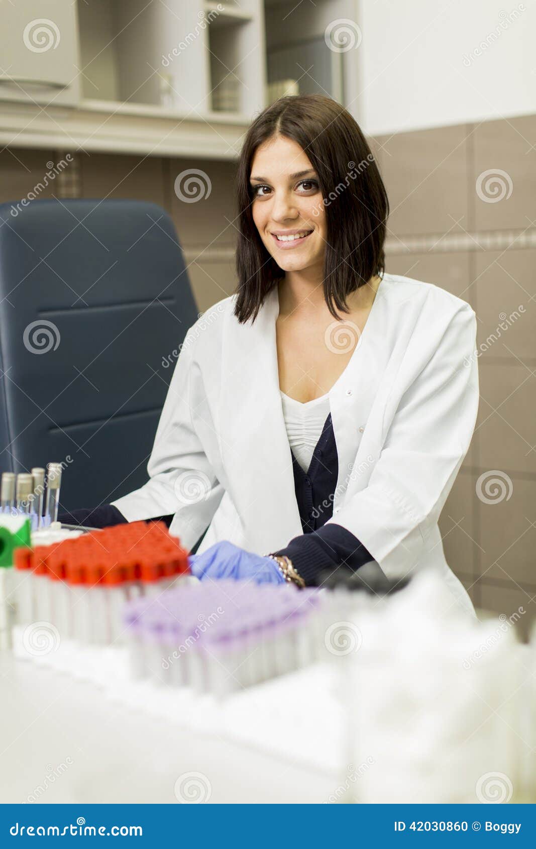 Woman in the Medical Laboratory Stock Photo - Image of medicine ...